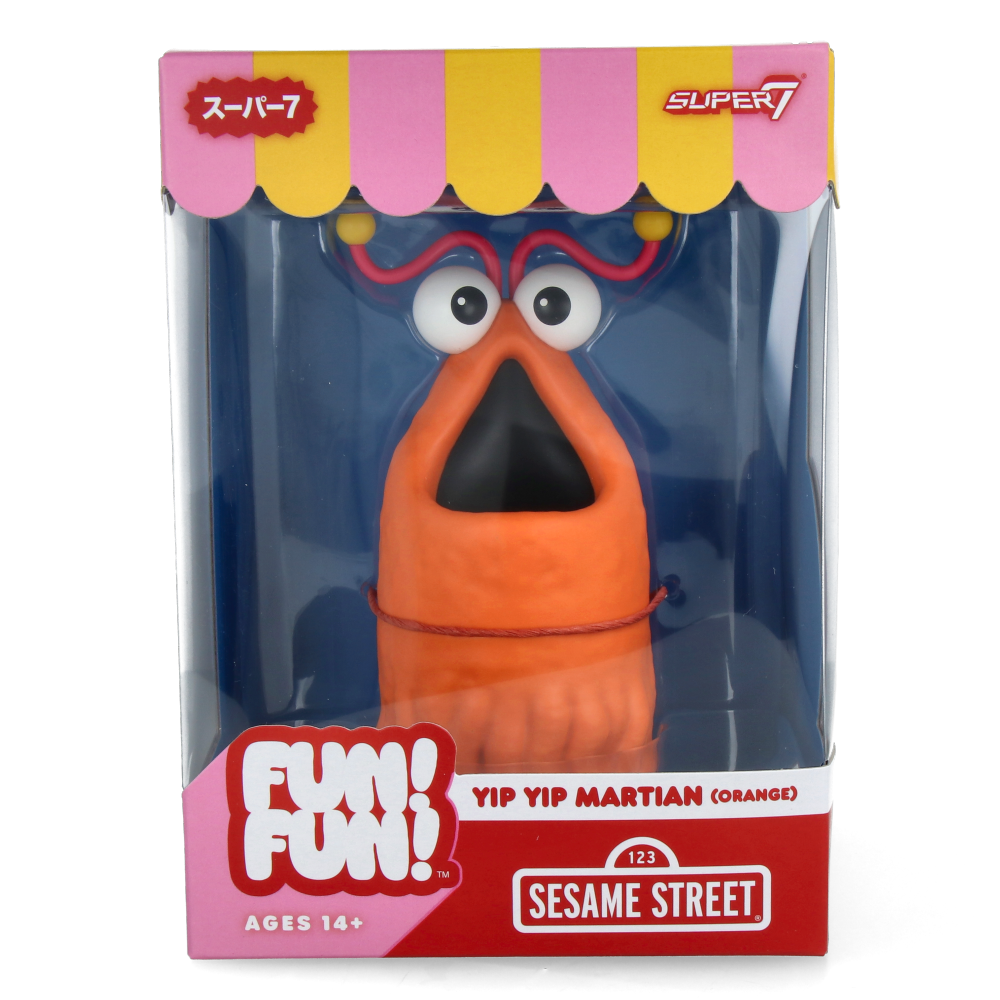 Yip Yip Martian Orange Sesame Street Fun Fun Super7 Figurines 1074