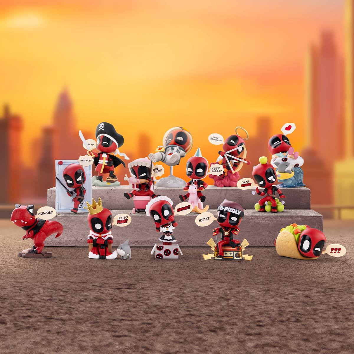 Marvel Deadpool Series Figures - Blind Box, Popmart