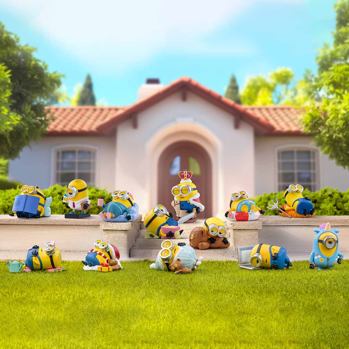 Minions Lazy Every Day Series Figures - Figurine Minion, Popmart