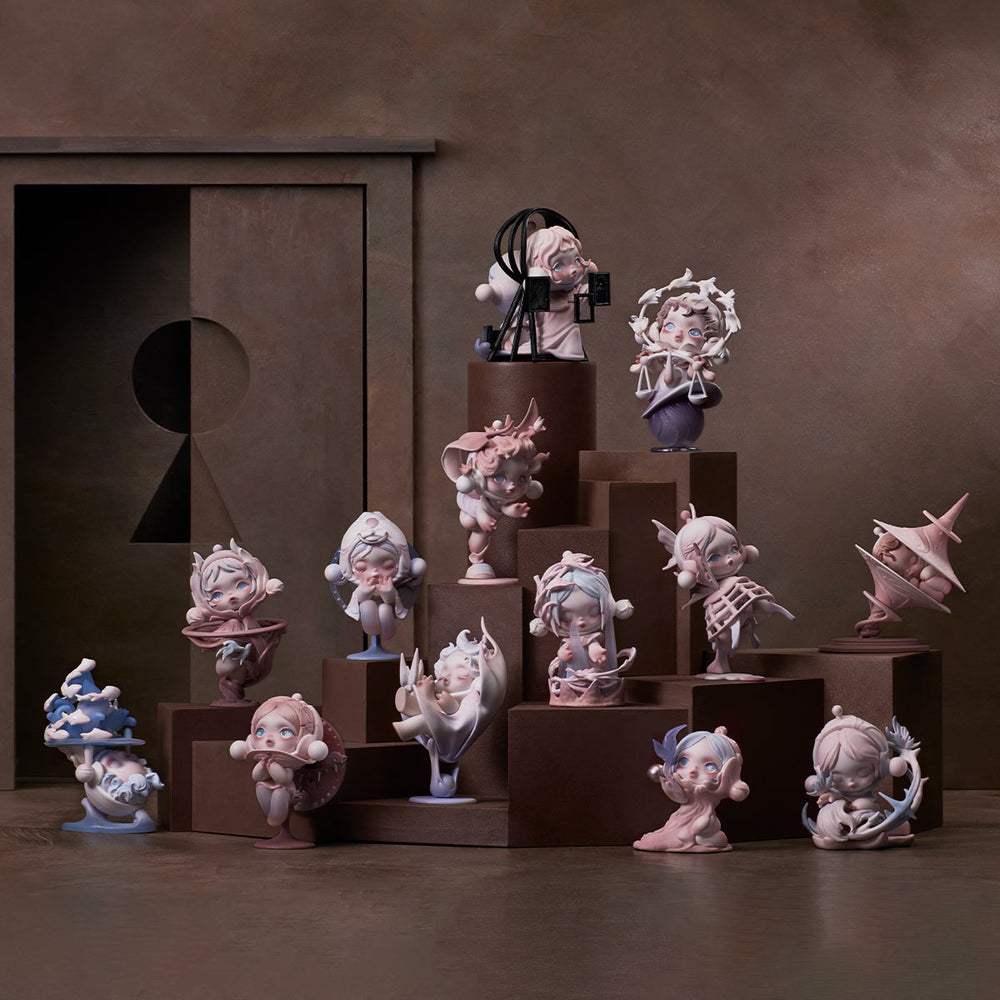 Skullpanda - Colección de miniaturas, Blind Box, Popmart, Art Toys