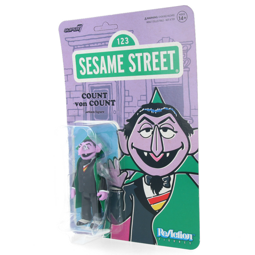 Sesame Street ReAction Figures - Count Von Count - figurine - Super7