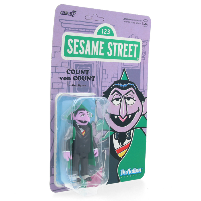 Sesame Street ReAction Figures - Count Von Count - figurine - Super7