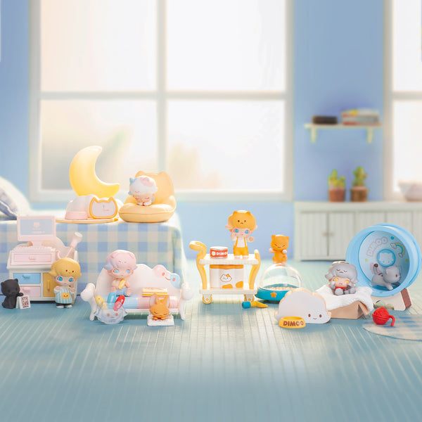 Dimoo Cat Paradise Series Prop - Mini-figurine, Blind Box, Popmart