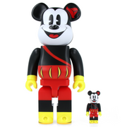 400% & 100% Bearbrick Mickey the Bard - Figurine Disney - Medicom Toy