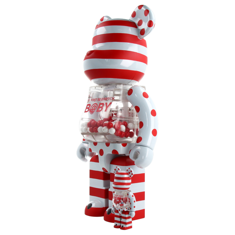 400% + 100% Bearbrick My First Baby BWWT3 - Medicom Toy, Figurine