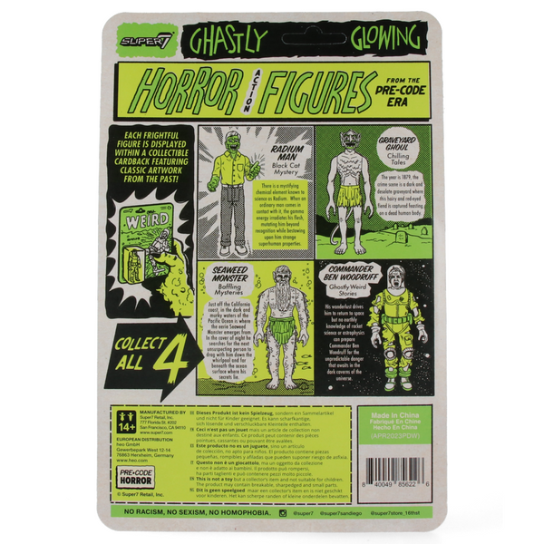 Ghostly Weird - Commander Ben Woodruff (Glow) - ReAction Figures