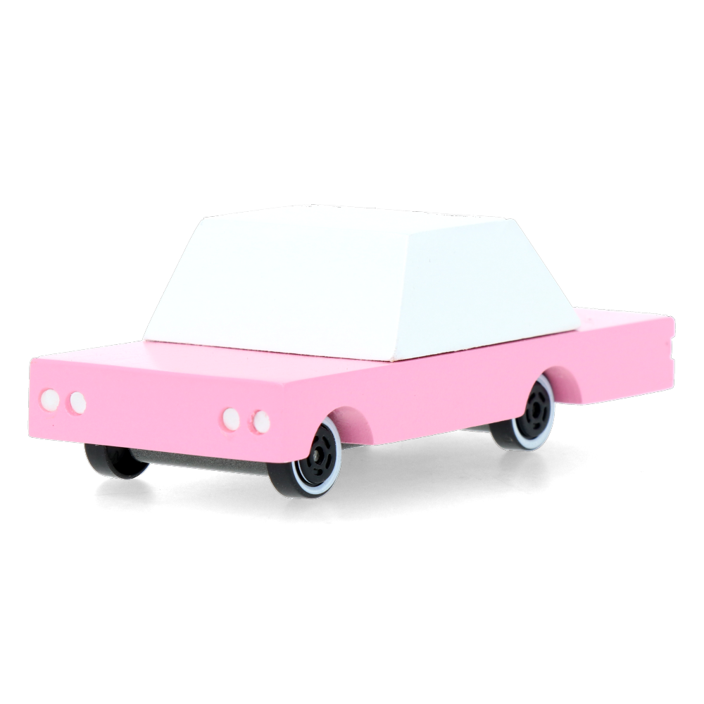 Candylab - Candycars - Pink Sedan - Miniature Wooden car
