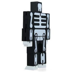 Cubebot - Small - Black/Skeleton - Areaware