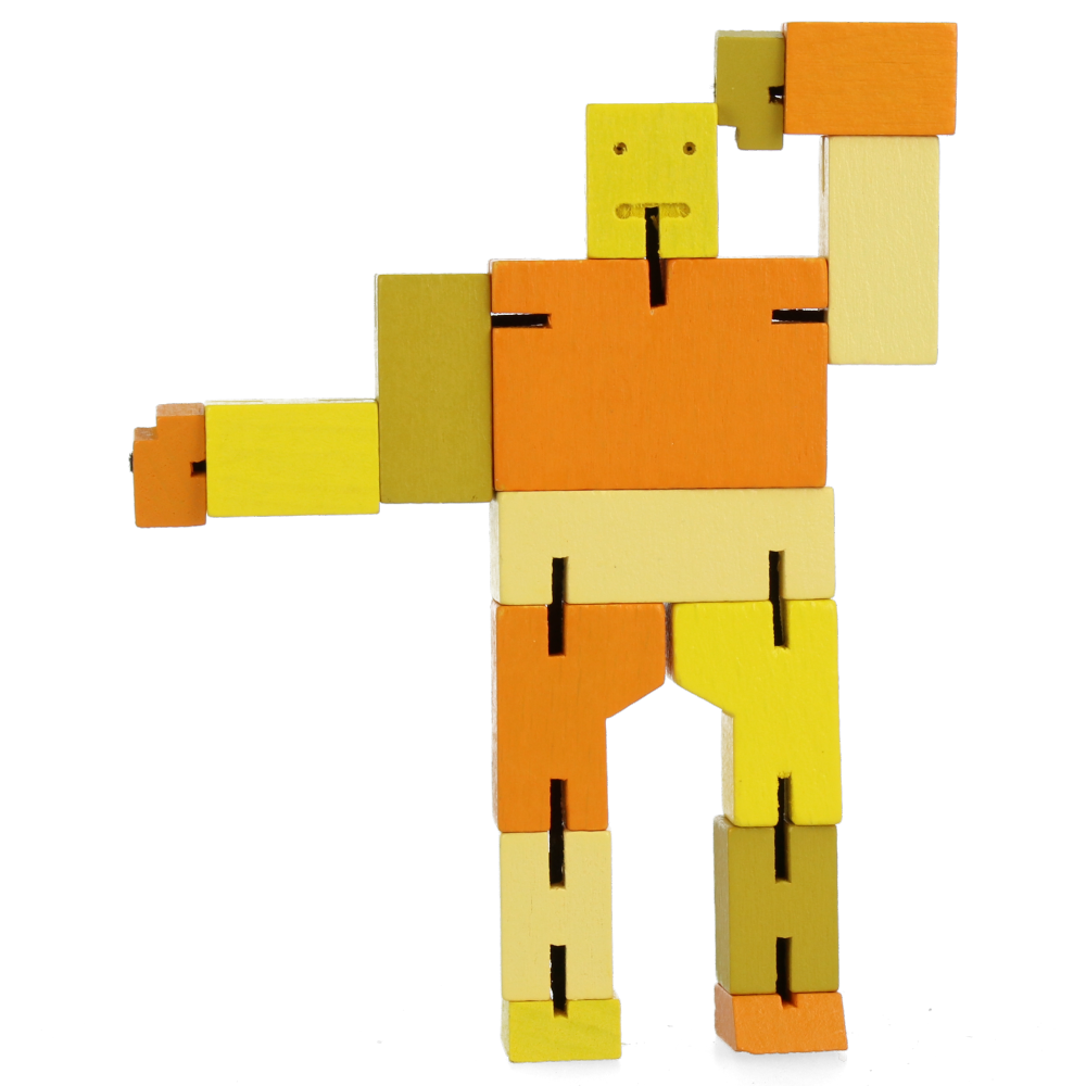 Cubebot - Micro - Yellow Multi - Areaware