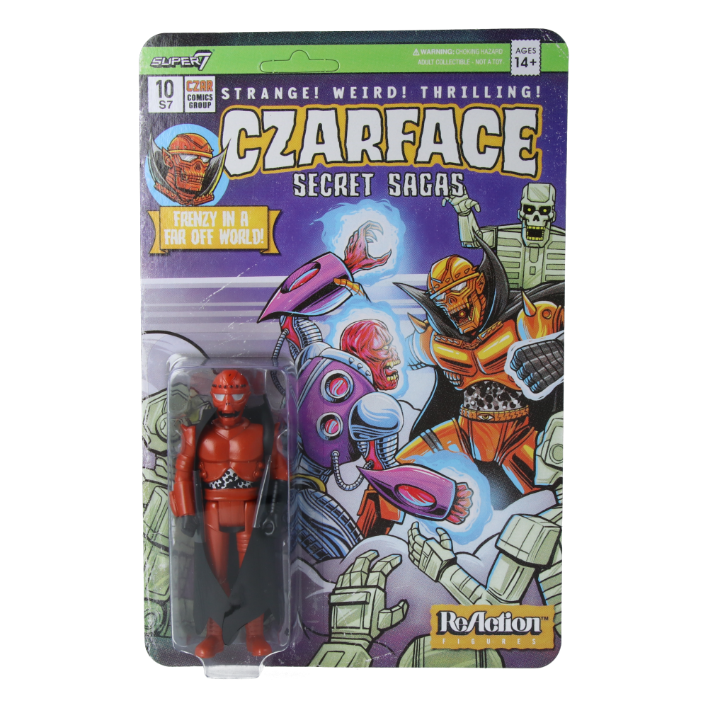 Czarface (Orange and Black) - ReAction Figures wave 11 - Super7