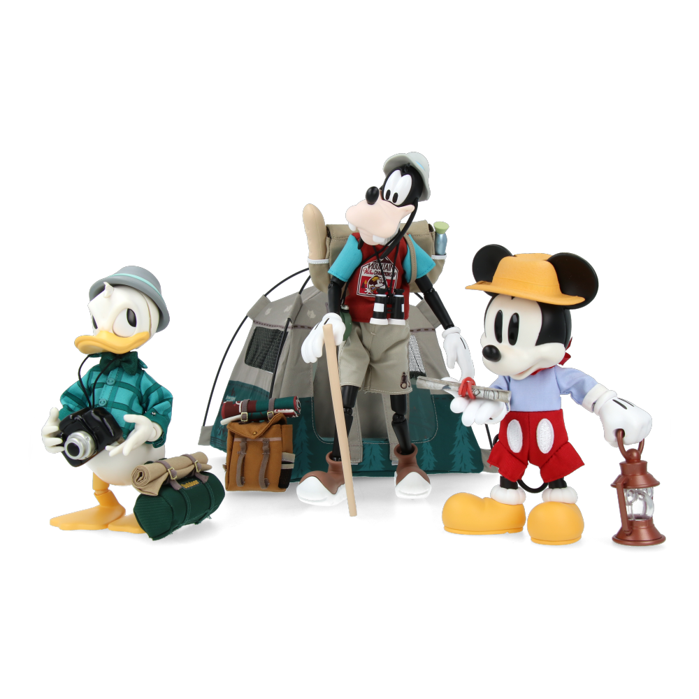 Disney Urban Escape Plan - Set de 3 figurines - Mickey, Donald, Dingo