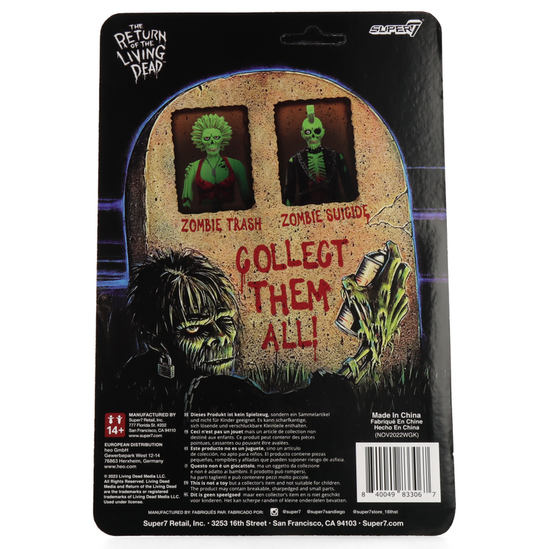 Return Of The Living Dead Reaction Figures Wave 1 - Zombie Suicide