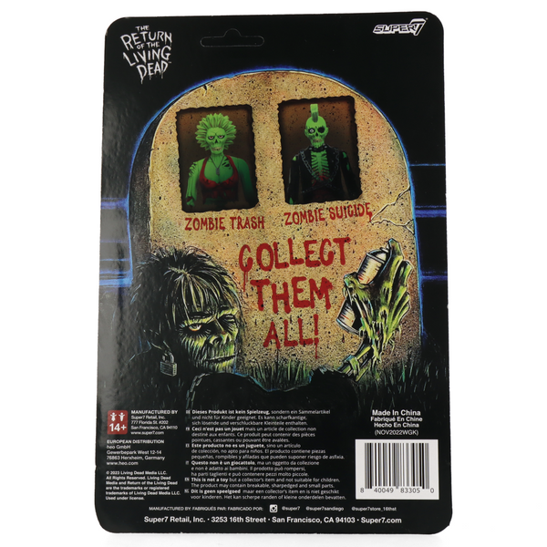Return Of The Living Dead Reaction Figure Wave 1 - Zombie Trash