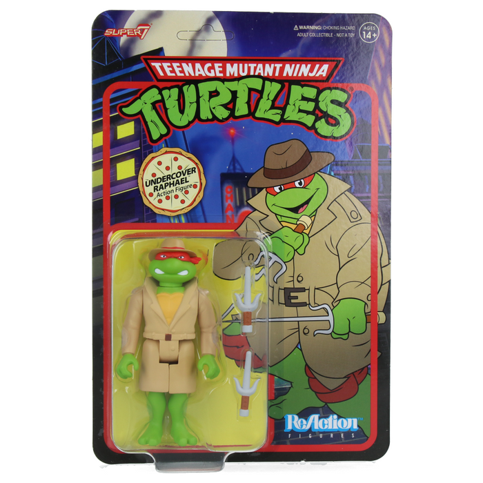 ReAction Figure Wave 08 - Undercover Raphael (Cartoon) - TMNT - Super7