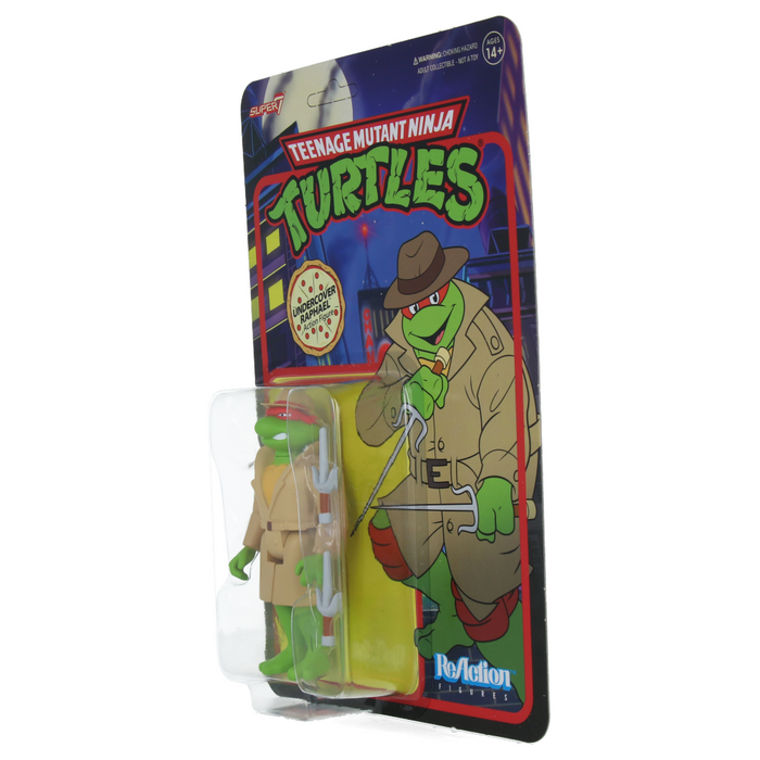 ReAction Figure Wave 08 - Undercover Raphael (Cartoon) - TMNT - Super7