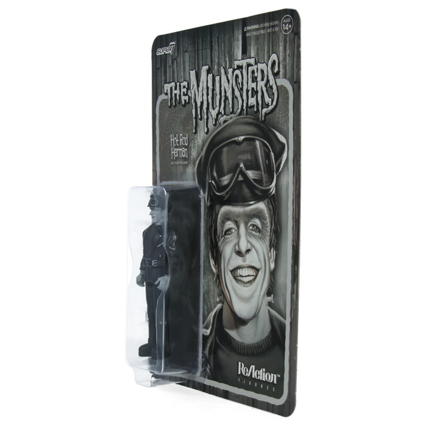 The Munsters Hot Rod Herman (Grayscale) - ReAction Figures - Super7