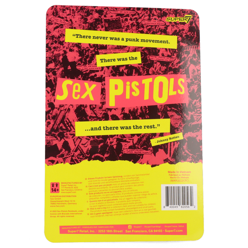 Sex Pistols Johnny Rotten Reaction Figures