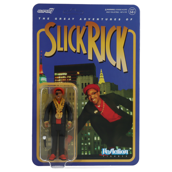 Slick Rick Reaction Figure - Slick Rick Great Adventures - Super7