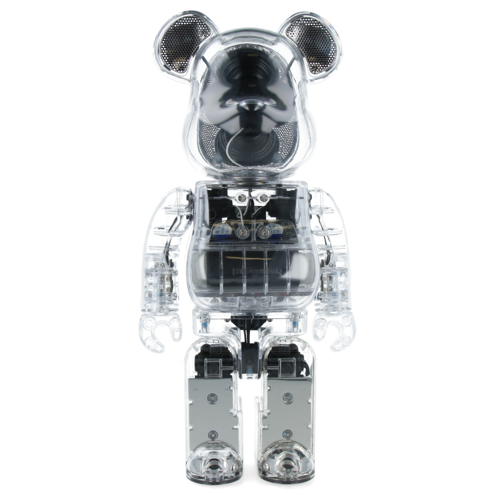 400% Bearbrick Rinaro - Clear - Bearbrick audio, Enceinte bluetooth
