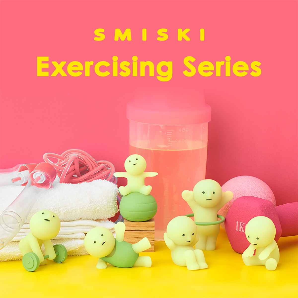 Smiski Exercising Series - Mini figurine - Figurine Smiski