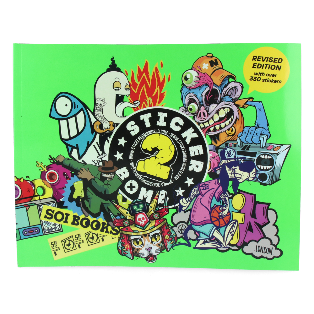 Stickerbomb 2 (New Ed) - Livre, stickers, autocollants