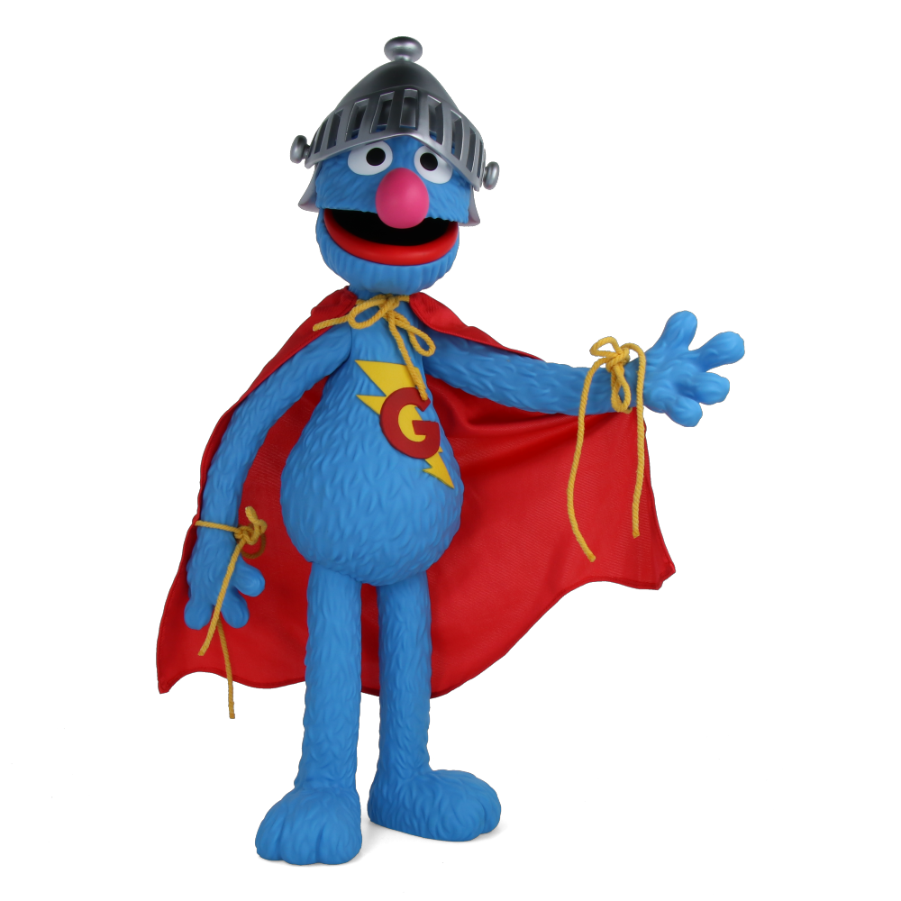 Super Grover (Sesame Street) - SuperSize - Super7 Figurine