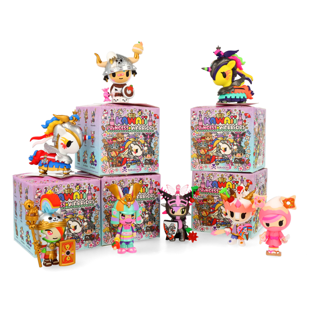Kawaii Princess Warriors - Tokidoki, Blind Box, Mini -Figurines