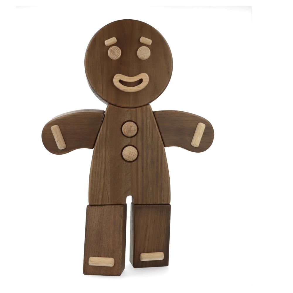 Gingerbread Man Smoke Stained Oak - Large