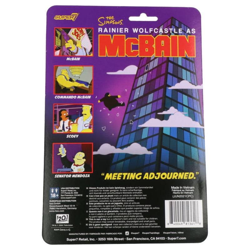 Commando Mcbain - ReAction figures ( The Simpsons)