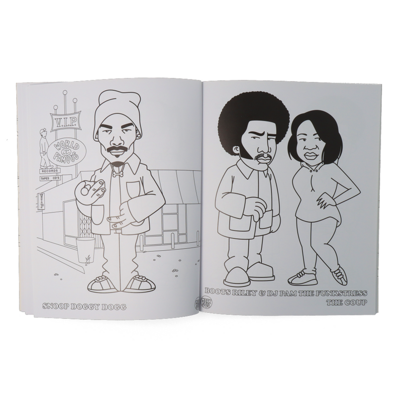 Hip Hop Coloring Book : West Coast Edition – Artoyz