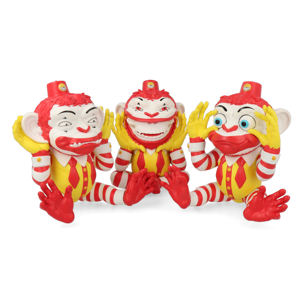 More Evil Monkeys - Ronald - 3-Piece Set