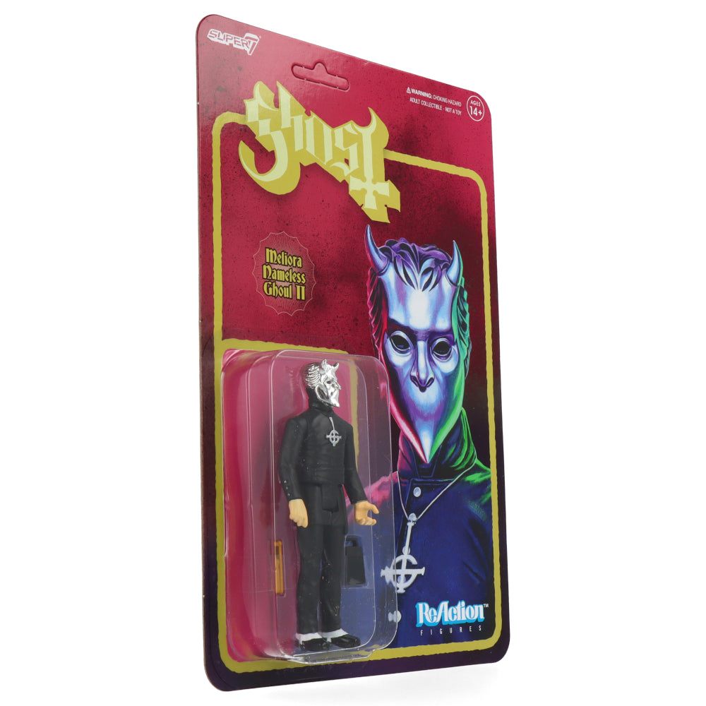 Meliora Nameless Ghoul (Cowbell & Drumsticks) - Ghost - ReAction figur ...