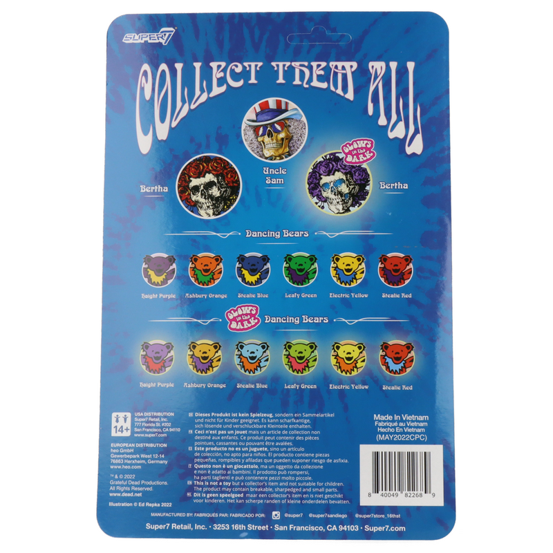 Grateful dead - Uncle Sam Skeleton - ReAction Figures – Artoyz