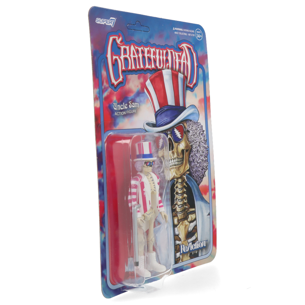 Grateful Dead Uncle Sam Skeleton Reaction Figures Artoyz