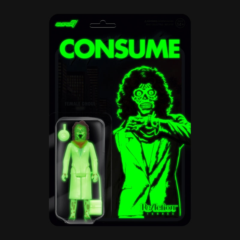 Female Ghoul (Glow) - They Live - ReAction figure – Artoyz