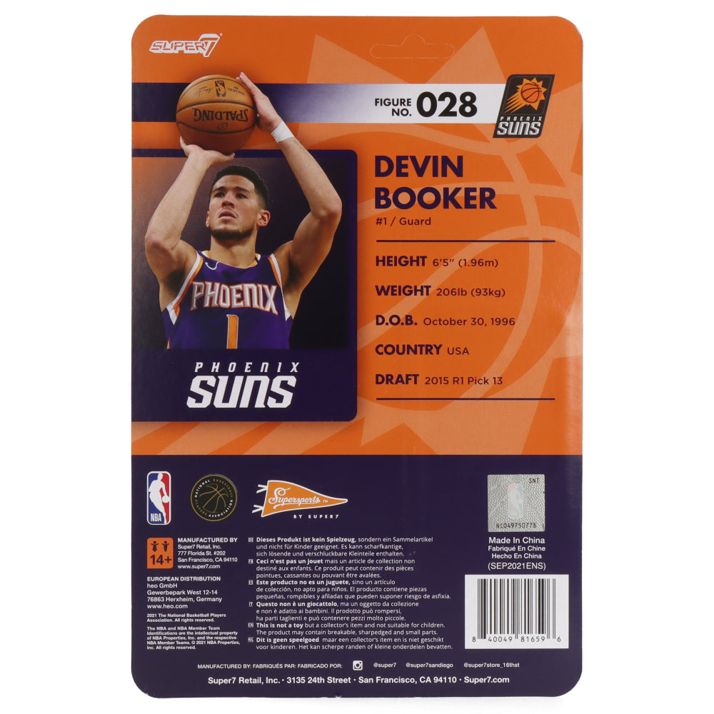 Devin Booker (Suns) - ReAction figure - Supersports Figure Wave 4 – Artoyz