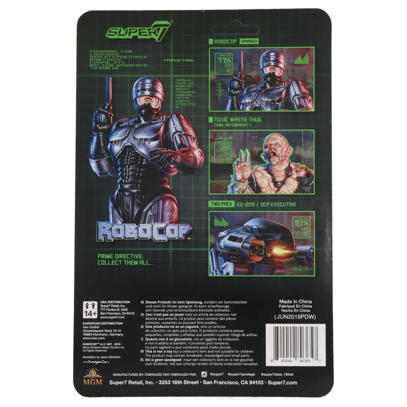 Toxic Waste Thug - Robocop GID series - ReAction figure